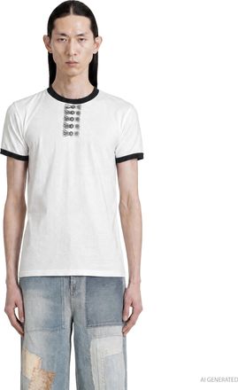KAPITAL 20/-Jersey Ringer T (Butterfly Concho)