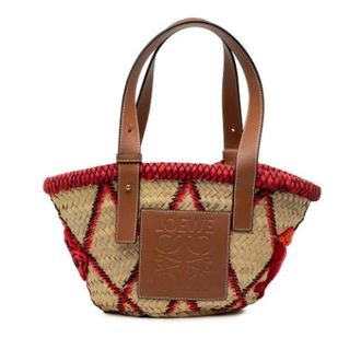 Loewe Pre-owned Sac Cabas en Raffia - Femme - Pre-owned - Beige - Taille: ONE Size