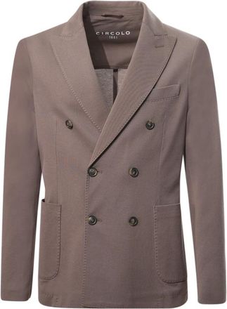 Circolo 1901 Homme, Vestes, Brun, Taille: XL Blazer