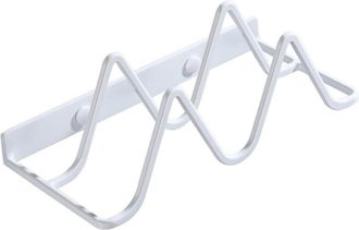 BESPORTBLE Pantoffelst&auml;nder Wei&szlig; Wandmontage aus Wasserdichtem Material Schuhregal f&uuml;r Badezimmer Platzsparend und Stabil