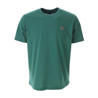 Paul Smith Organische Baumwolle Zebra Logo T-shirt - - Tops - Herren - Gr&uuml;n - XL