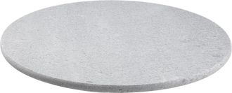 Hukka Pizza Steinplatte f&uuml;r die perfekte Steinofenpizza, Grau, Rund, Speckstein, Pizzaofenstein, Baking Stone, Pizza Stein