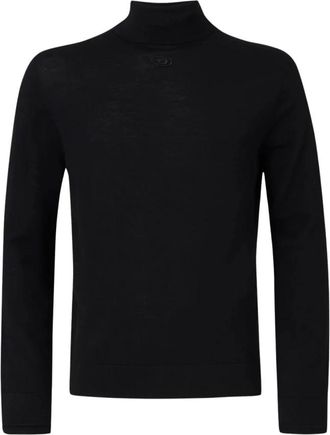 Diesel Rollkragenpullover - - Knitwear - Herren - Schwarzk - XL