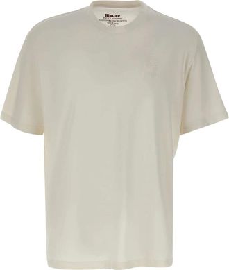 Blauer Homme, Tops, Blanc, Taille: 3XL T-shirt Eutaw