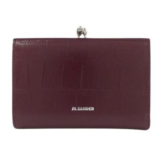 Jil Sander Pre-owned Leder-Geldb&ouml;rse - - Pre-owned - Herren - Rot - ONE SIZE