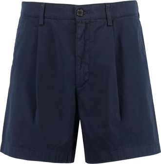 Department Five Department Five, Homme, Shorts, Bleu, Taille: W33 Short en serg&eacute; de coton
