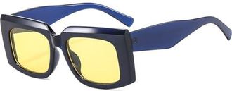 Generic Lunettes De Soleil Unisexes &Agrave; Monture Fine For Les Trajets Domicile-travail, La Conduite En Ext&eacute;rieur Et Vacances(Yellow)
