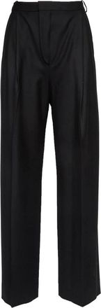 Victoria Beckham Femme, Pantalons, Noir, Taille: 40 FR Wide Pantalons