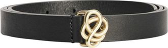 By Malene Birger Ceinture en cuir Ouma - Femme - Accessoires - Noir - Taille: ONE Size