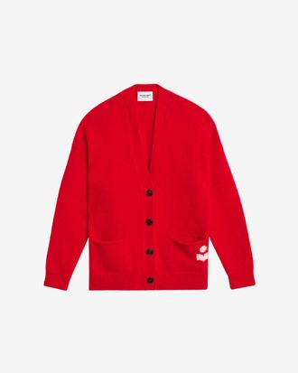 Isabel Marant Cardigan Eborah - Femme - Rouge - Taille 34 - Marant &Eacute;toile