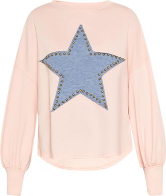 Usha Sweatshirt Frauen hauchzartes Rosa