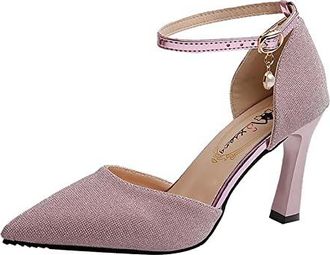 Generic Mary Jane Chaussures à talons hauts et plateforme pour femme 2026 Automne coréen une ligne Boucle à talon haut Respirant Coupe large Confort formel Sa