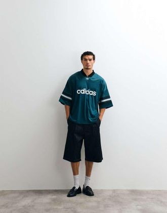 adidas Originals Maillot en jersey &agrave; logo - Vert