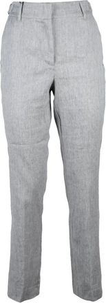 Marella Femme, Pantalons, Gris, Taille: 44 FR Straight Pantalons