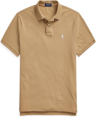 Ralph Lauren Piqu&eacute;-Poloshirt aus Baumwolle mit Logo-Stickerei, Slim Fit in