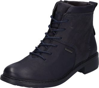 Josef Seibel Damen Schnürstiefeletten Selena 50,Weite G (Normal),Wechselfußbett,wasserdicht,schnürboots,reißverschluss,Ocean,41 EU