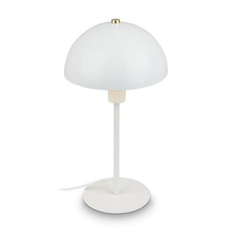 Briloner Nachttischlampe mit Kabelschalter, E14 Fassung, Tischlampe, Lampe, Schreibtischlampe, Tischleuchte, B&uuml;rolampe, Leselampe Bett, Leselicht, 18 x 35 cm (