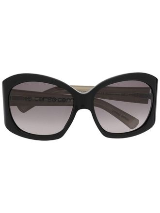 10 Corso Como lunettes de soleil à monture oversize - Noir