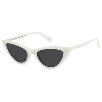 Polaroid Wei&szlig;e Graue Polarisierte Sonnenbrille - - Accessories - Damen - Wei&szlig; - 52 MM