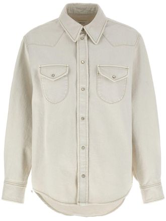 Bally chemise en jean - Blanc