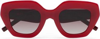 Kaleos Femme, Accessoires, Rouge, Taille: 48 MM Halsey 005 Lunettes de soleil
