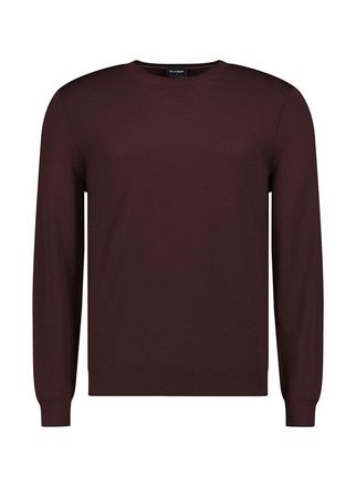 Olymp Herren Pullover rot unifarben