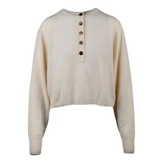 Alysi Femme, Pulls, Beige, Taille: 36 FR Serafino Corta Knit