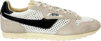 Autry Femme, Chaussures, Multicolore, Taille: 39 EU Windspin Suede and Leather Baskets