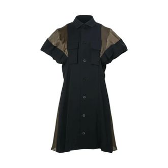 sacai Damen, Kleider, Blau, SGr&ouml;&szlig;e