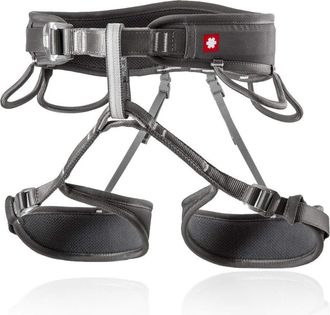 Oc&uacute;n Twist Grau - Leichter bequemer 3-Schnallen Klettergurt, Gr&ouml;&szlig;e XS-M - Farbe Grey