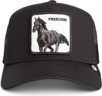 Goorin Brothers Trucker Cap Freedom Horse Void Black Schwarz, Size:OneSize