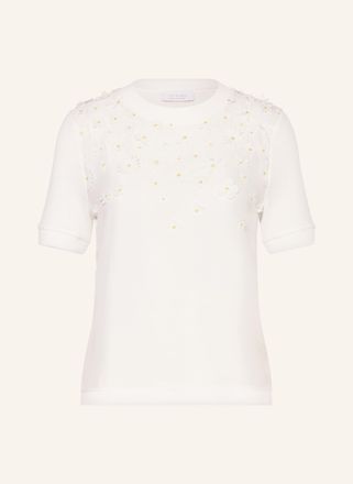 Rich & Royal T-Shirt Im Materialmix weiss