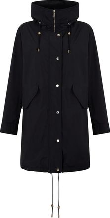 Moorer Femme, Manteaux, Noir, Taille: 38 FR Bryana Parka