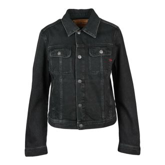 Diesel Denim Jacket - - Jackets - Damen - Schwarzk - M