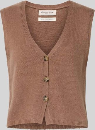 Christian Berg Weste aus reinem Kaschmir