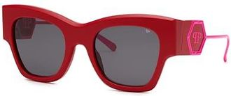 Philipp Plein Sunglasses SPP120M Lunettes de soleil pour femme Multicolore Taille unique