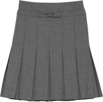 Shushu/Tong jupe à design plissé - Gris