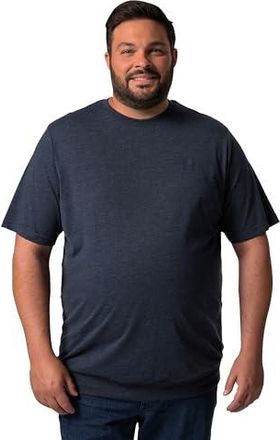 Men Plus Hommes Grandes Tailles L-8XL T-Shirt Men+ à Manches Courtes, Ventre Confort, Collection Basic - Jusquau 8 XL Bleu Marine 9XL 836308130-9XL
