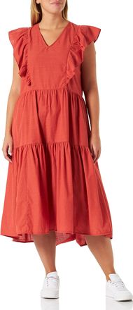 Noa Noa Womens Organic Summer Cotton Dress, Ginger, 36