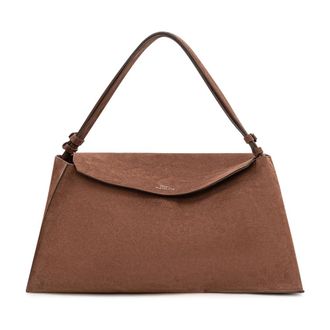 STUDIO NICHOLSON Femme, Sacs, Brun, Taille: ONE Size Shiboru Suede Bag