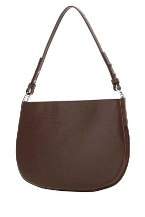 by FAR Womens Brown Leather Issa Shoulder Bag Tabac Borse A Mano