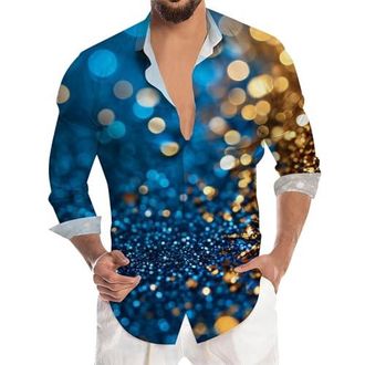 Generic T-Shirt Homme, Chemise De Soir&eacute;E &agrave; Paillettes Et Sequins Manches Longues Style D&eacute;Contract&eacute; Id&eacute;Ale pour Les F&ecirc;Tes