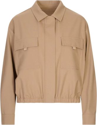 Fabiana Filippi Femme, Vestes, Beige, Taille: 36 FR Bomber