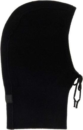 Maison Margiela Femme, Accessoires, Noir, Taille: ONE Size Knit Hood