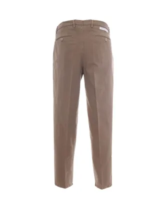 BRIGLIA 1949 Mens Trousers Manhattan Biscuit Cotton