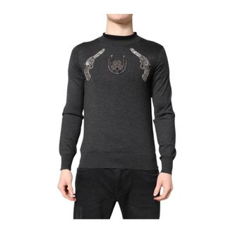Dolce & Gabbana Herren, Strickwaren, Grau, XSGr&ouml;&szlig;e