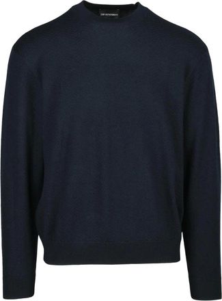Emporio Armani Herren, Strickwaren, Blau, XLGr&ouml;&szlig;e