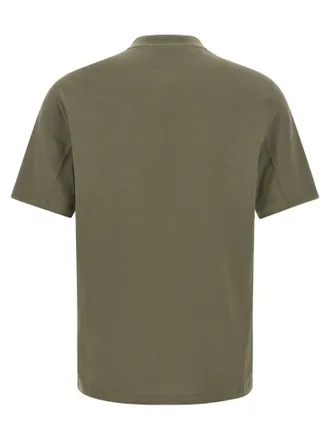 Brunello Cucinelli Logo-Embroidered Cotton Jersey T-Shirt - Olive