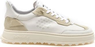 Bepositive Low-Top Sneaker - Cuprace Wing - Leather + Suede Sneakers - Gr. 46 (EU) - in Beige - f&uuml;r Damen