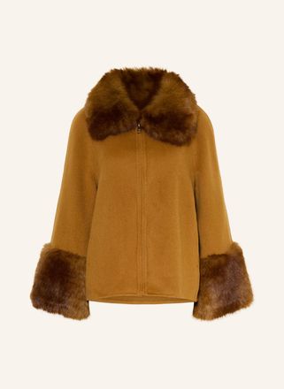 Apparis Apparis Jacke Judie Mit Kunstfell braun